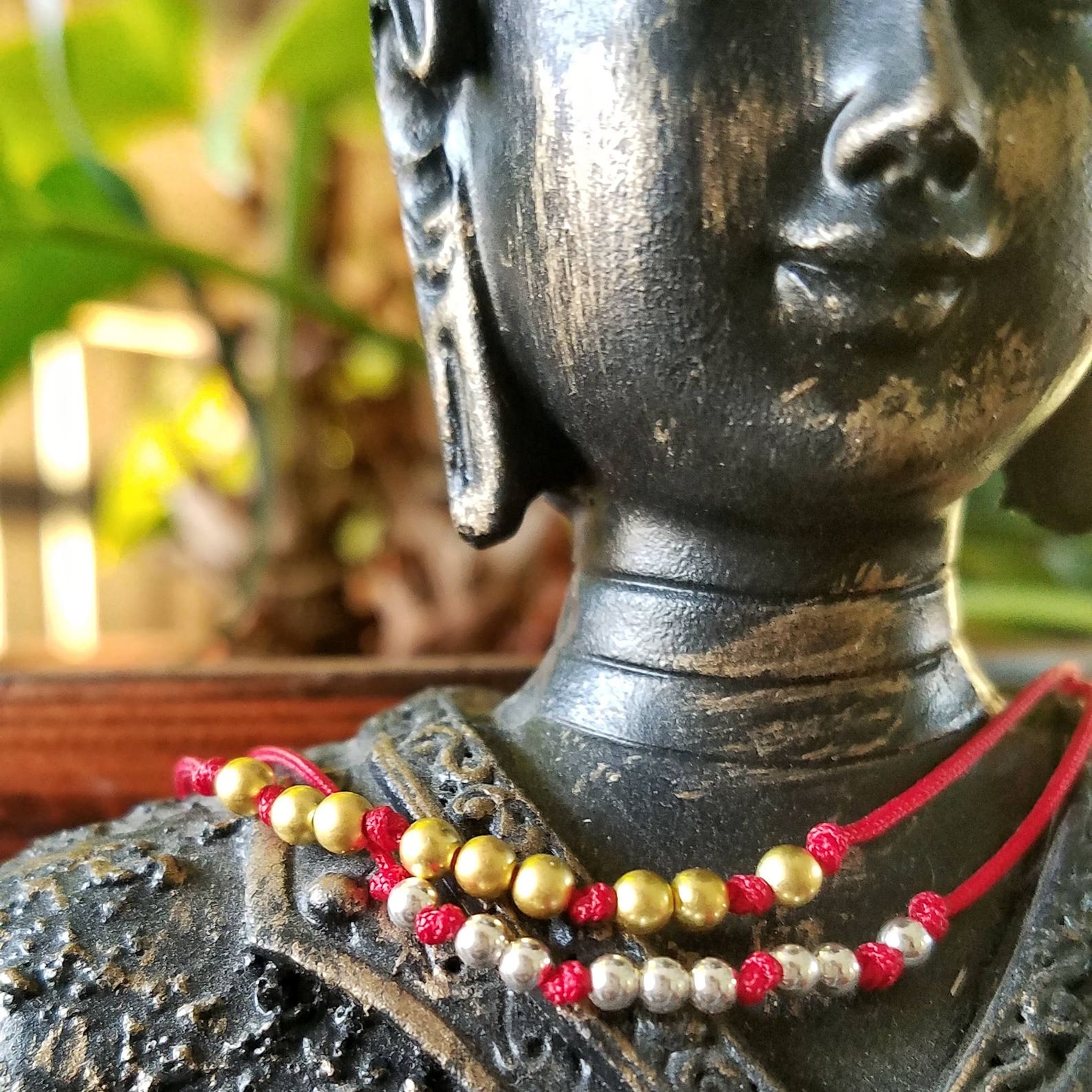 NINE Bead Red String Bracelet Kalava Kabbalah Protection - Etsy