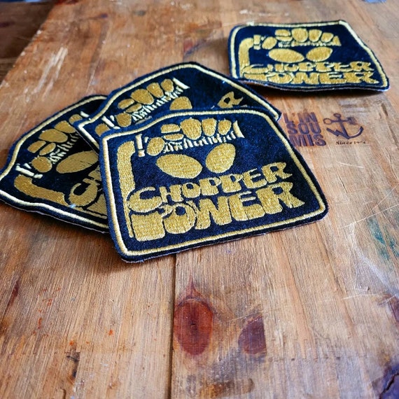 Patch patch embroidered rare Chopper Power Version bl… - Gem