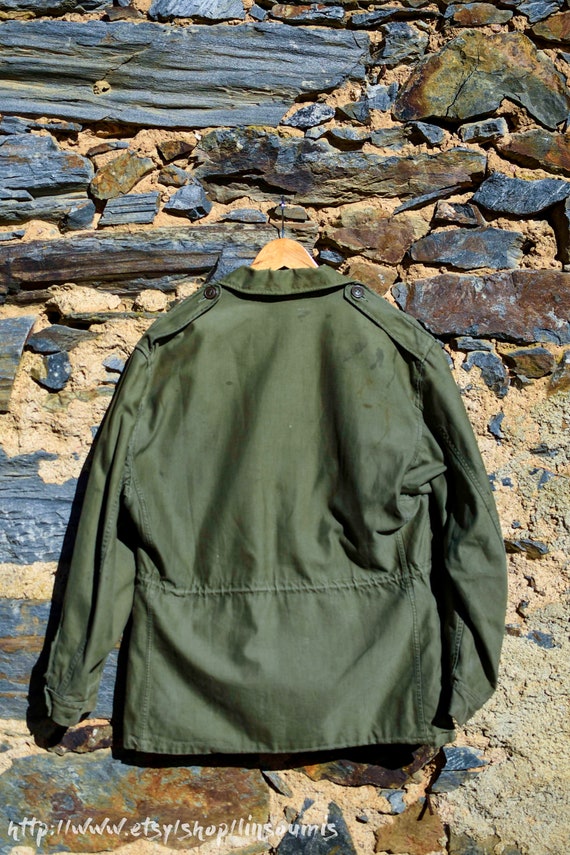 Rare Vintage WW2 US Army M43 jacket Size Medium - Gem