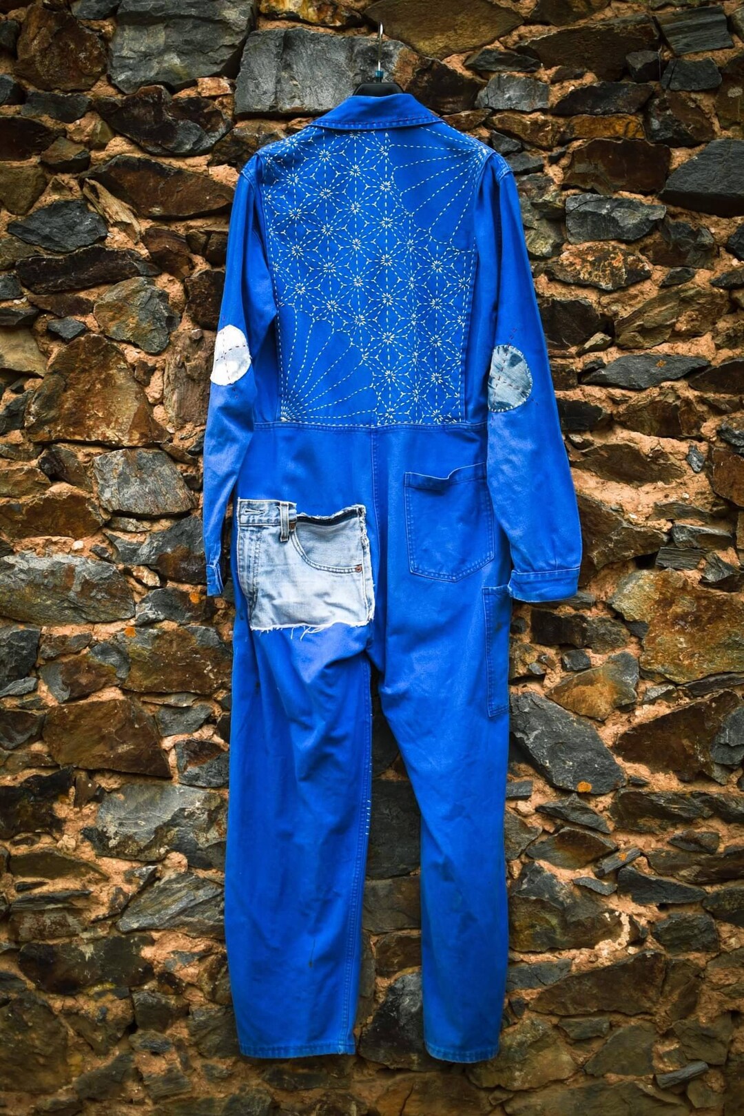 Vintage French Coverall french Combination 1960 With the Broidery ...