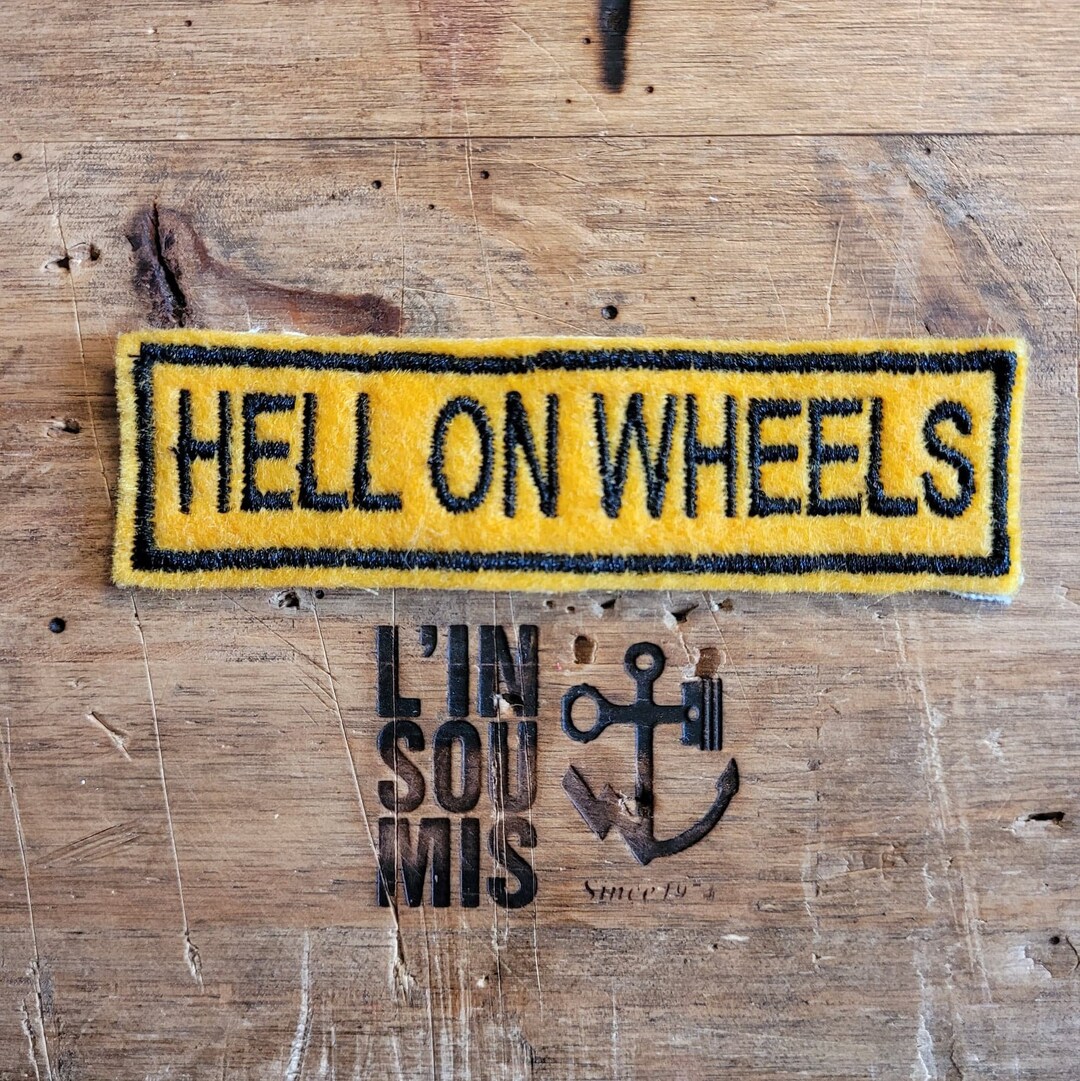 Rare "hell on Wheels" Embroidered Patch - Etsy
