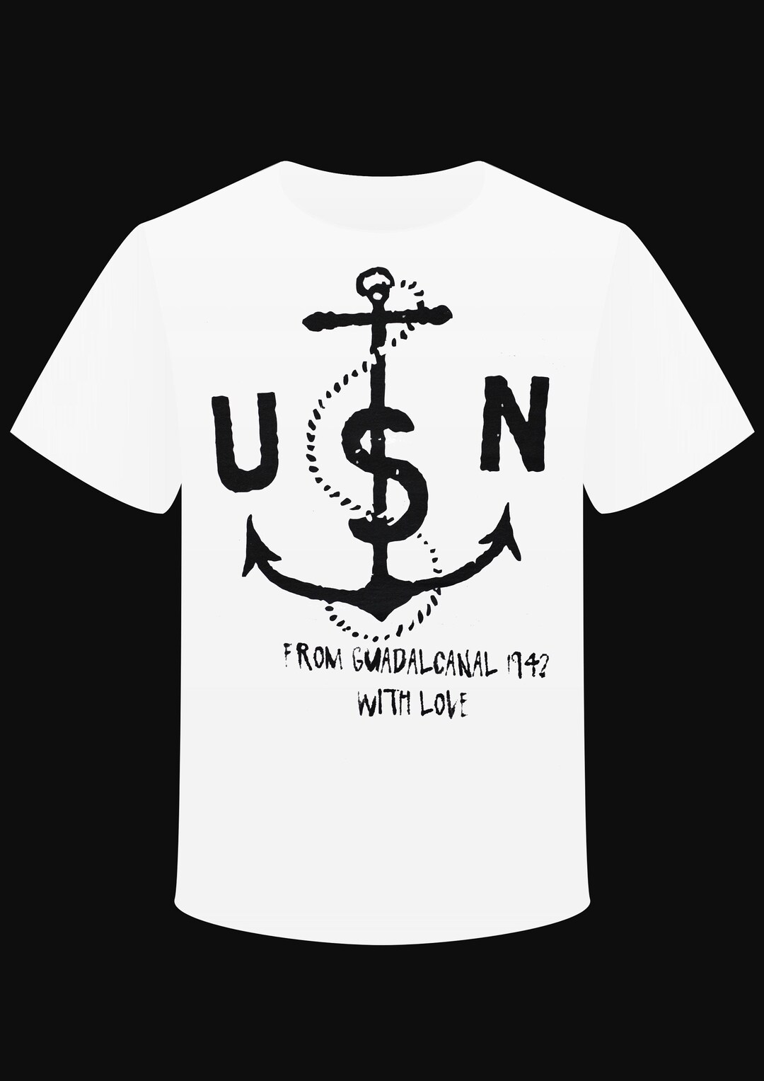 "usn" T-shirt - Etsy