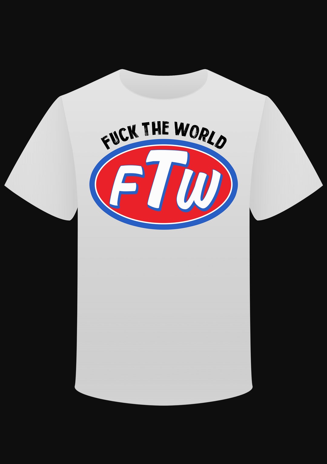 "ftw" T-shirt, 2 Models - Etsy