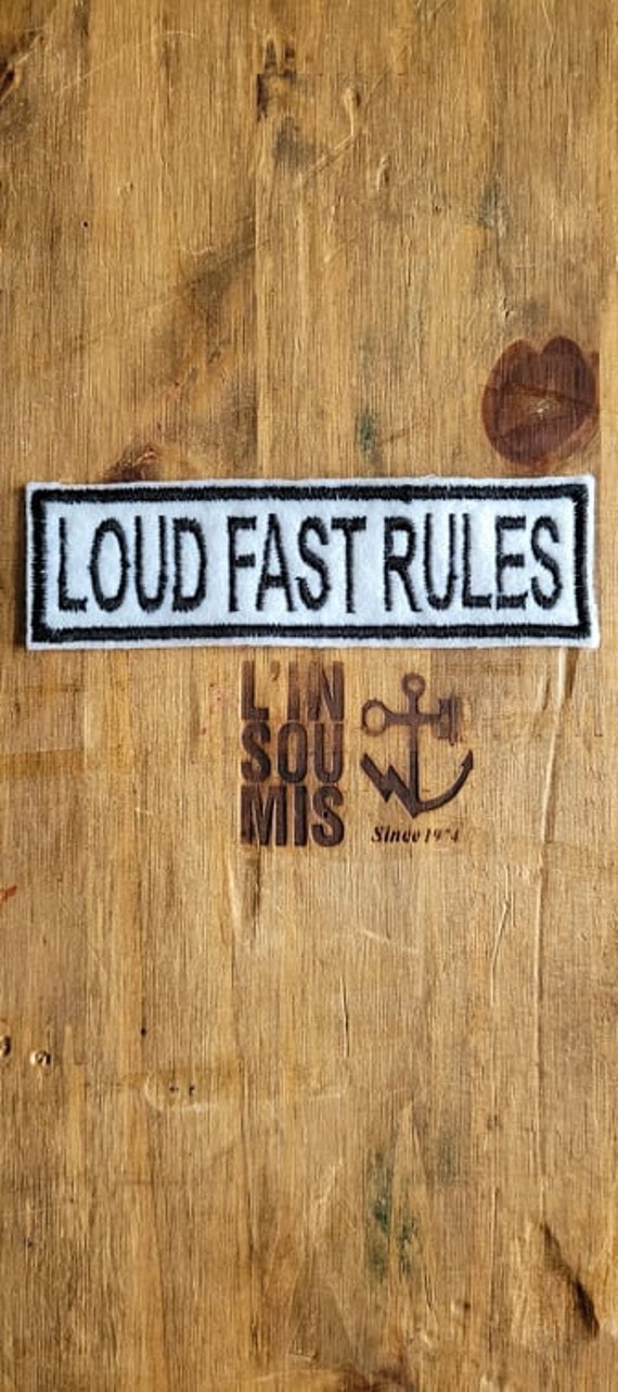 Rare embroidered patch "Middle finger walking" embroi… - Gem