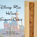 Disney Growth Chart Ruler With Ride Heights Disneyland Disney World (no ...