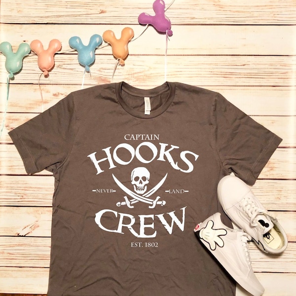 Captain Hooks Crew Svg - Etsy