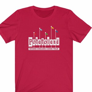 Disney Shirts Potatoland Shirt Mickey Mouse Short Shirt Disneyland ...
