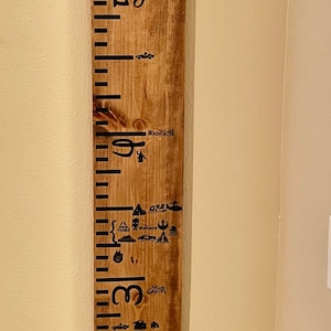 Disney Growth Chart Ruler With Ride Heights Disneyland Disney World (no ...