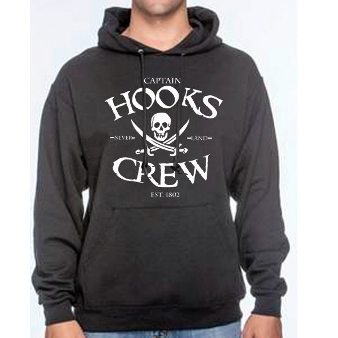 Unisex Disney Hoodie Captain Hooks Crew Hoodie Peter Pan Hoodie Captain ...