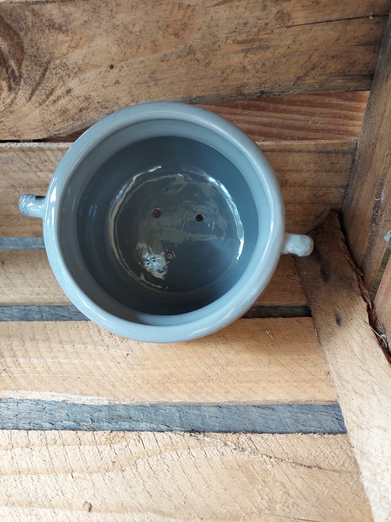 Cauldron Plant Pot / Ceramic Planter / Colorful / Planter With | Etsy