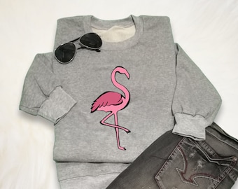 Flamingo sweater | Etsy