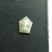 ON SALE 55% 1.35 CTW Fancy Shield Shape White Rose Cut Diamond - Etsy