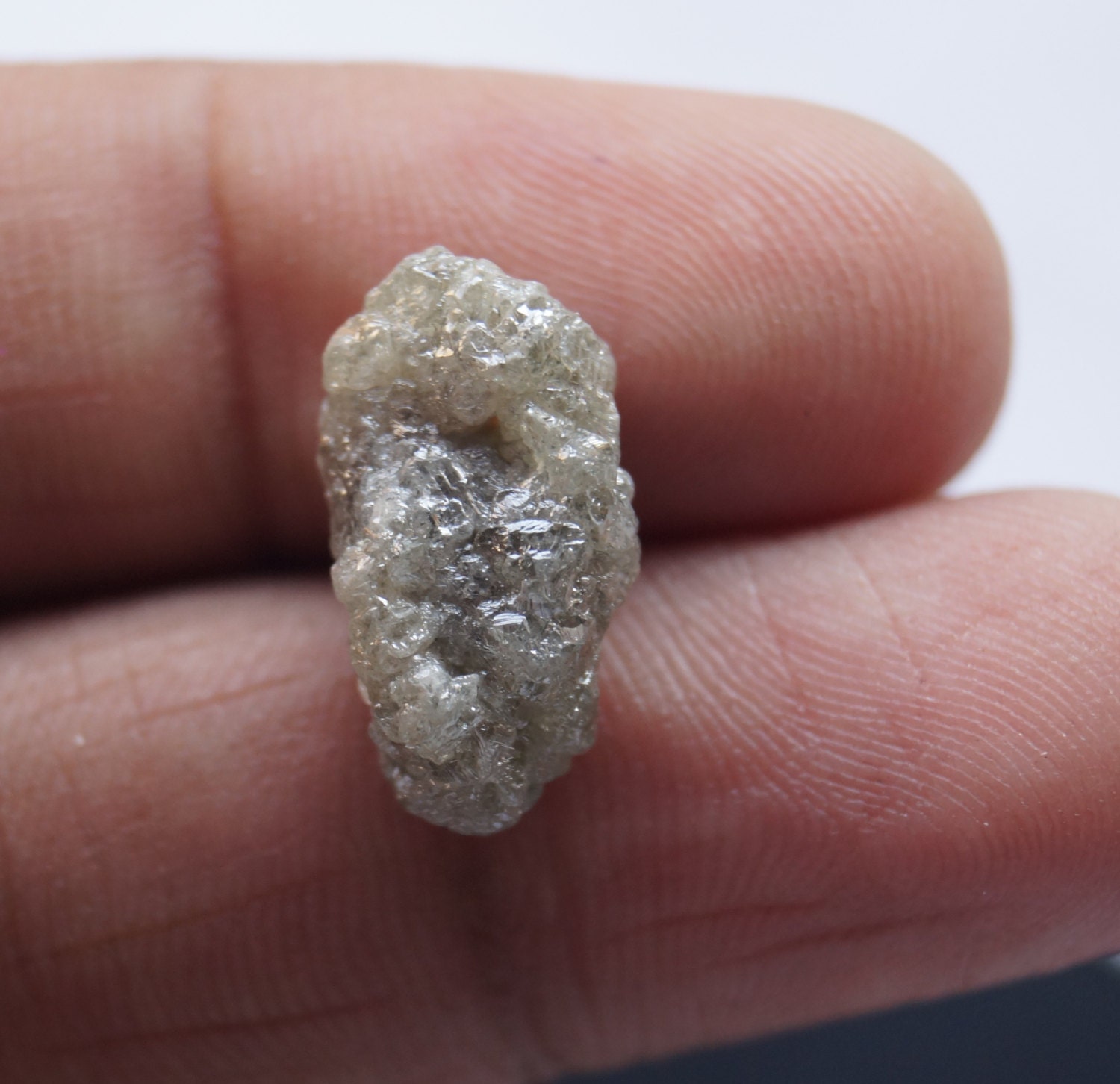 On Sale 50% 8.10 ct Grey Raw Diamond Grey Rough Diamond | Etsy