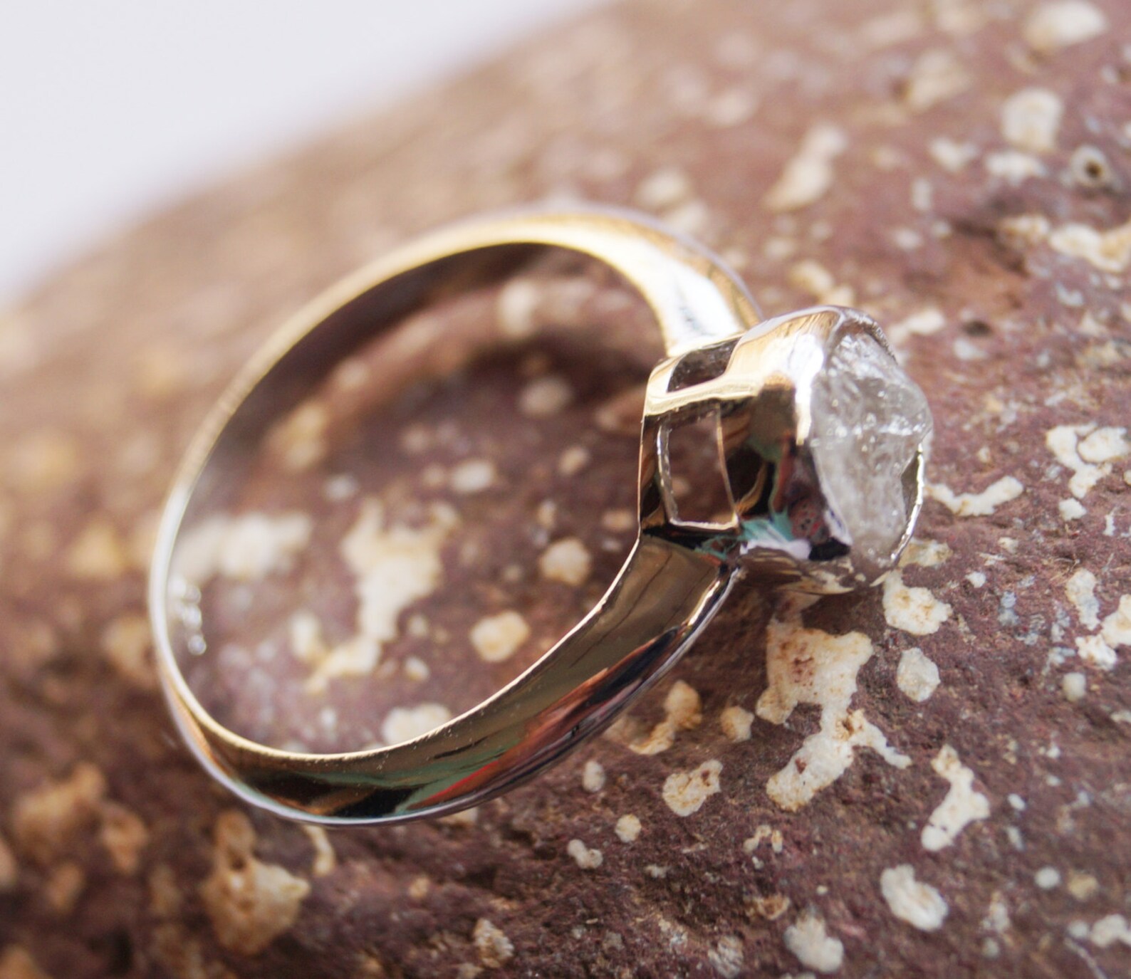 2.61 Cts Gray Raw Diamond Ring Gray Diamond Ring Raw - Etsy