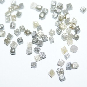 55% ON SALE Grey Diamond Box Cubes 14 Pieces 2 Carat - Etsy