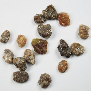 2 Pieces Raw Red Diamonds, Rough Diamonds, Natural Diamonds, Uncut ...