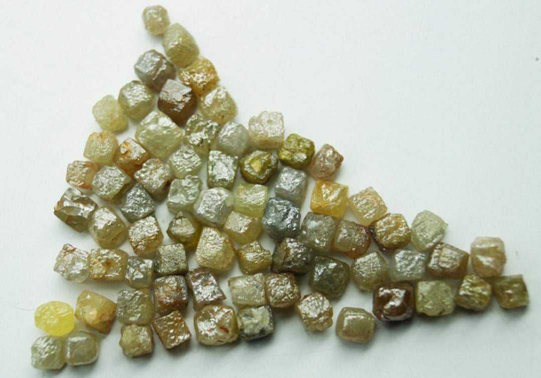 Natural Uncut Rough Loose Diamond Congo Cubes Shape 3.00 Ct Lot 1.50 Mm ...