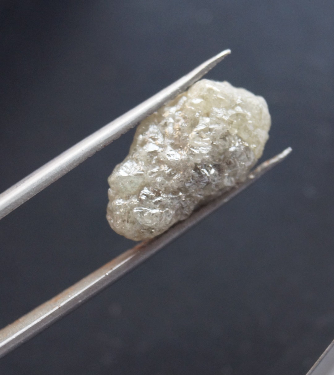 On Sale 50% 8.10 Ct Grey Raw Diamond, Grey Rough Diamond, Uncut Diamond ...