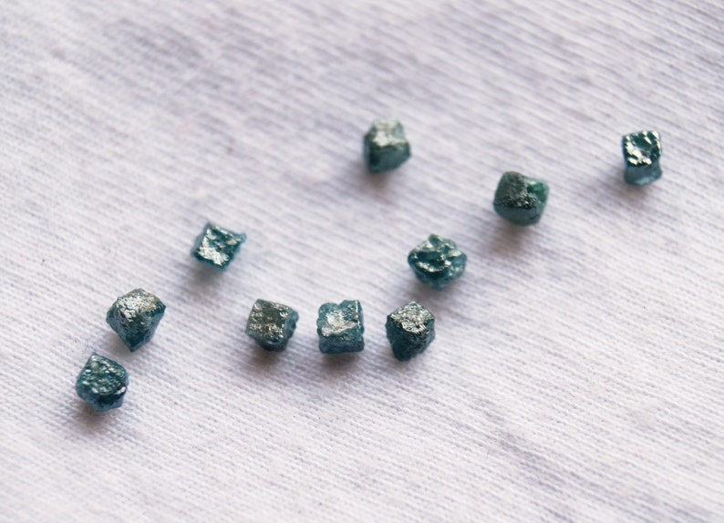 55% ON SALE Blue Rough Diamond Box Cubes 2mm to 3mm Natural - Etsy