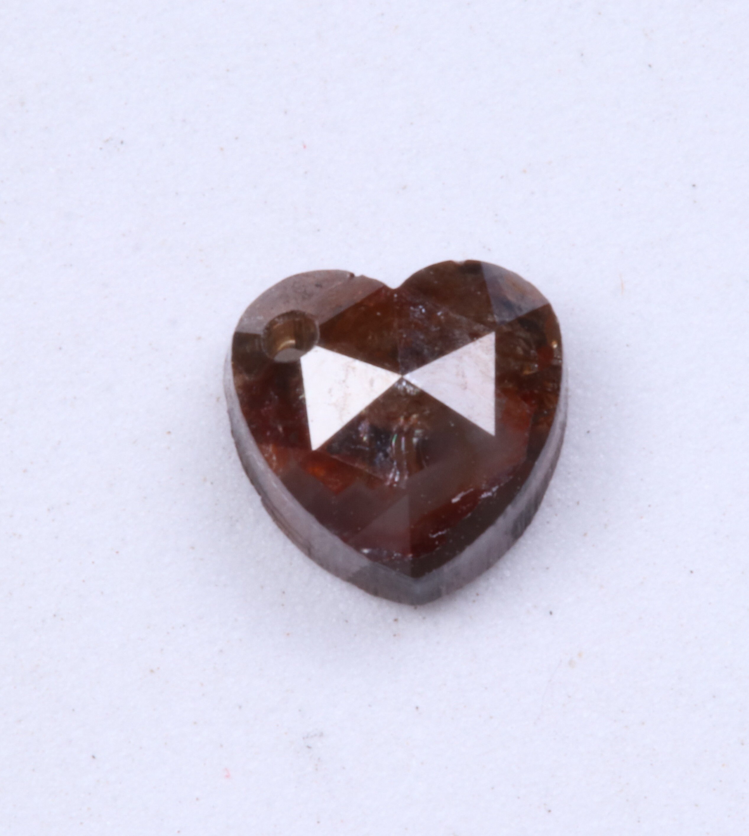 5.01x5.02mm Red Diamond, Heart Cut Red Diamond, 0.80 Cts Red Shape Rose ...