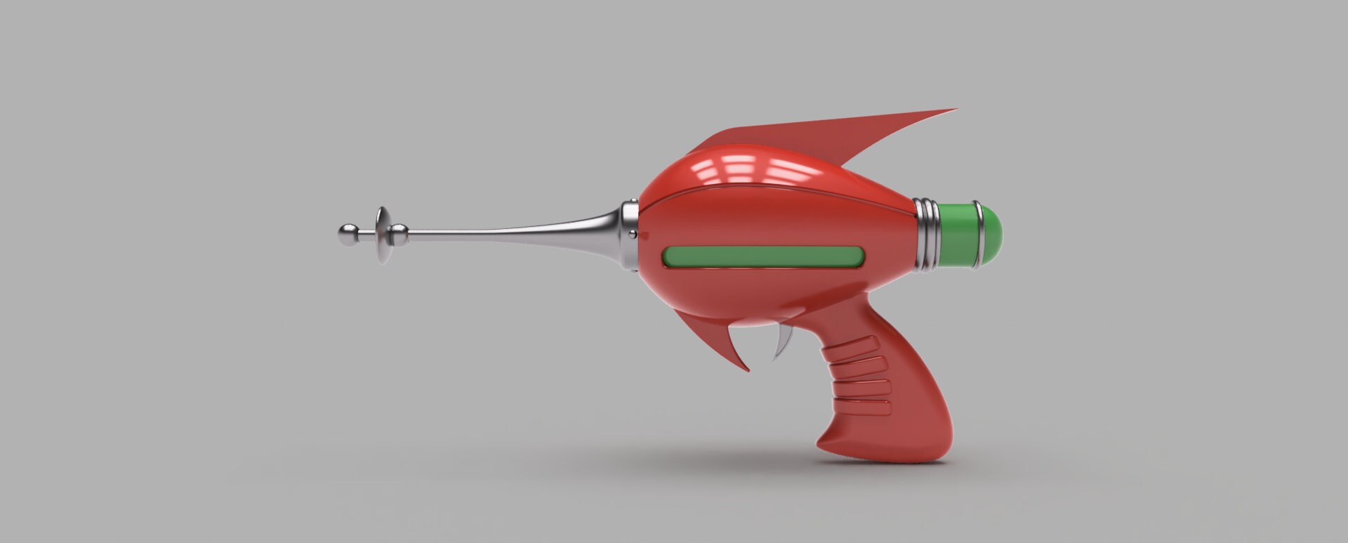 3D Printable Ray Gun CAD Model - Etsy