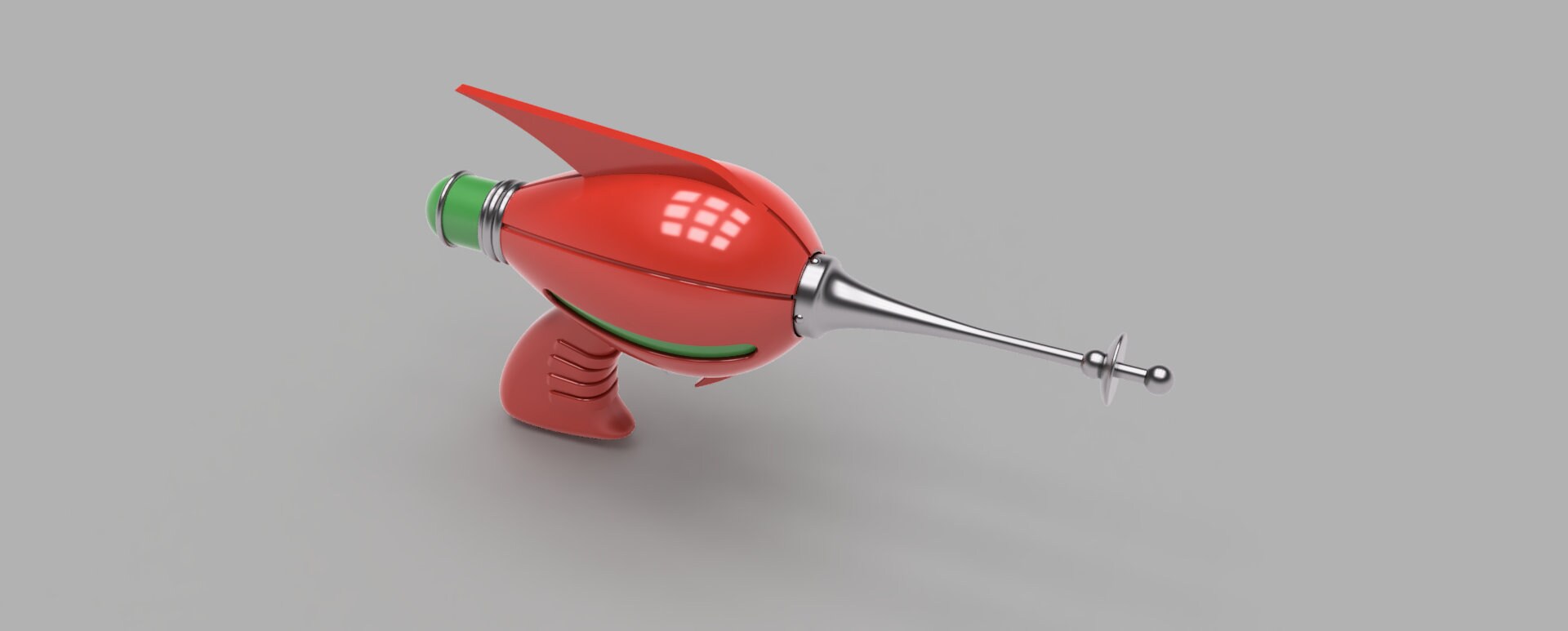 3D Printable Ray Gun CAD Model - Etsy
