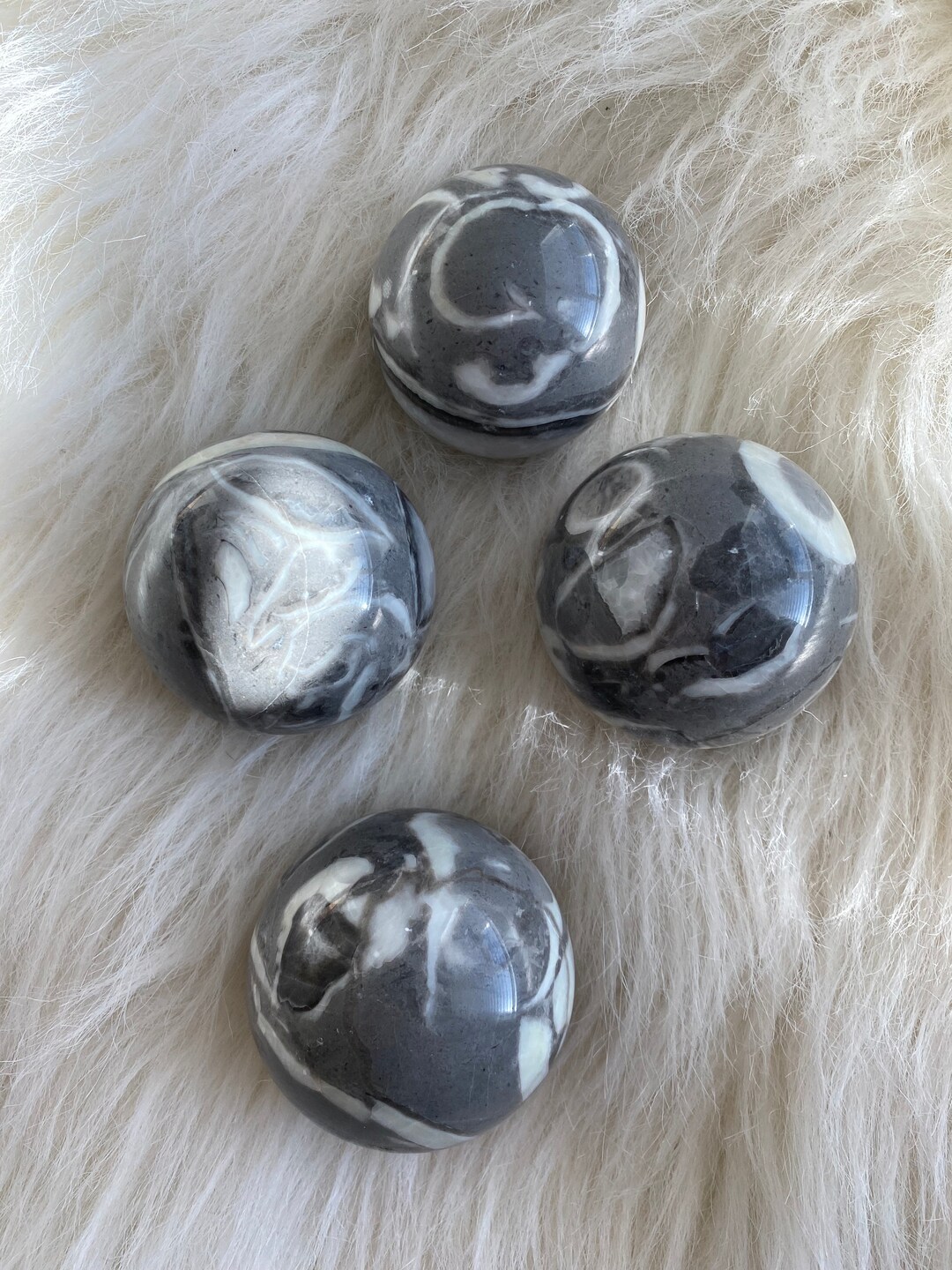 Thousand Eye Jasper Sphere | Shell Stone Sphere | Shell Jasper Sphere ...