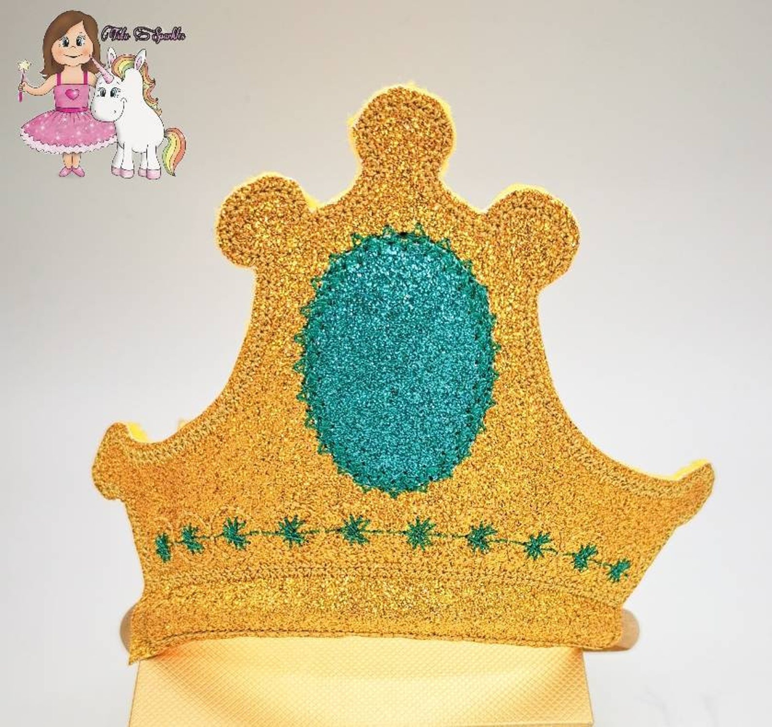 Arabian Princess Crown Arabian Princess Glitter Crown | Etsy