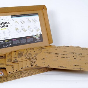 Pinbox 3000 Cardboard Tabletop Pinball Game Kit. DIY | Etsy