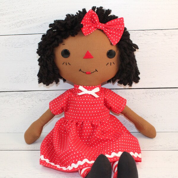 Raggedy Ann Doll - Etsy