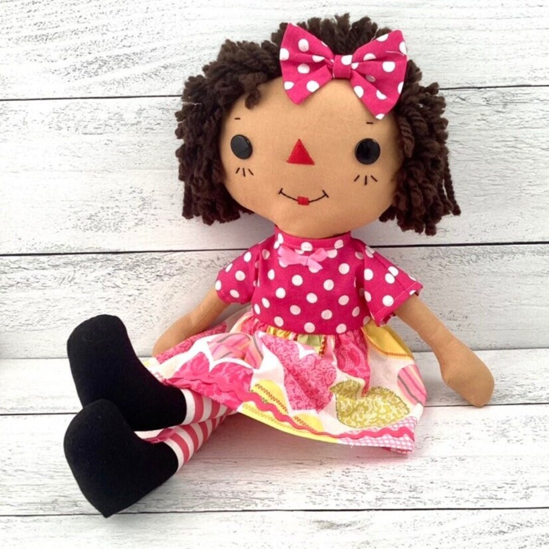 Handmade Raggedy Ann Doll, Rag Doll, Personalized Gift for Little Girl ...