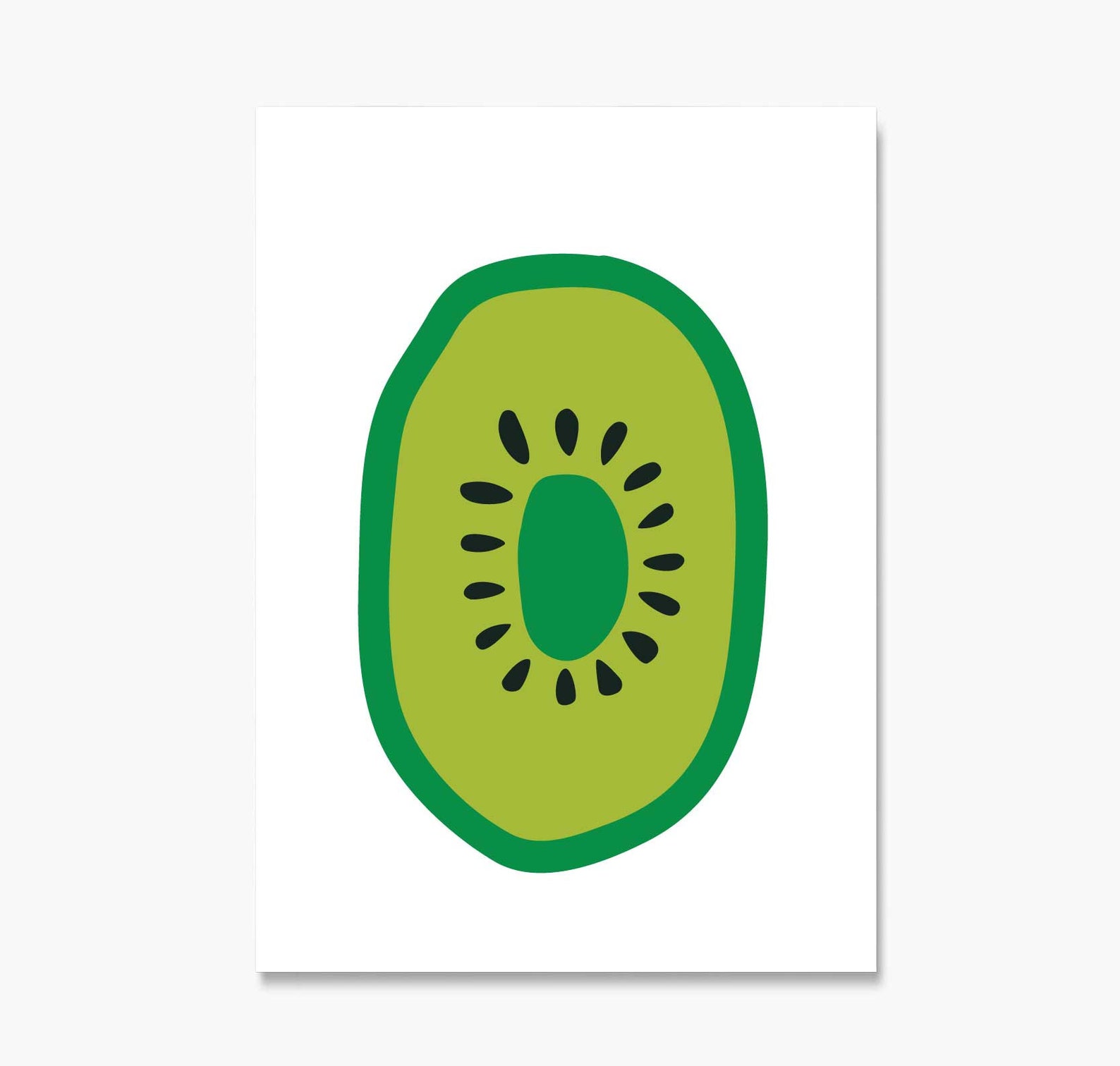 Kiwifruit Art Print Poster Kiwi Fruit Print Kiwi Fruit | Etsy