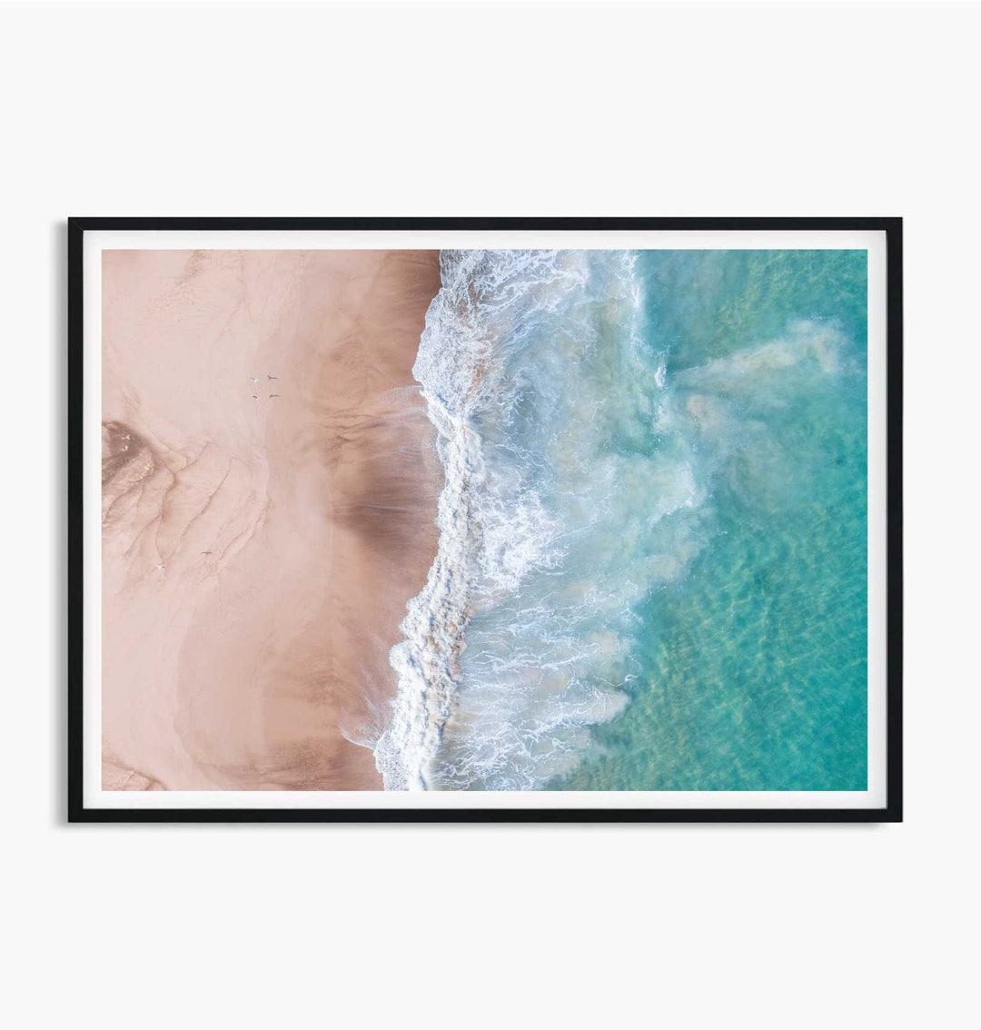 Sand to Sea Art Print Poster, Ocean Print, Ocean Poster, Ocean Wall Art ...