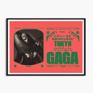Lady Gaga the Chromatica Ball Tour Poster, Lady Gaga Album Poster, Lady ...