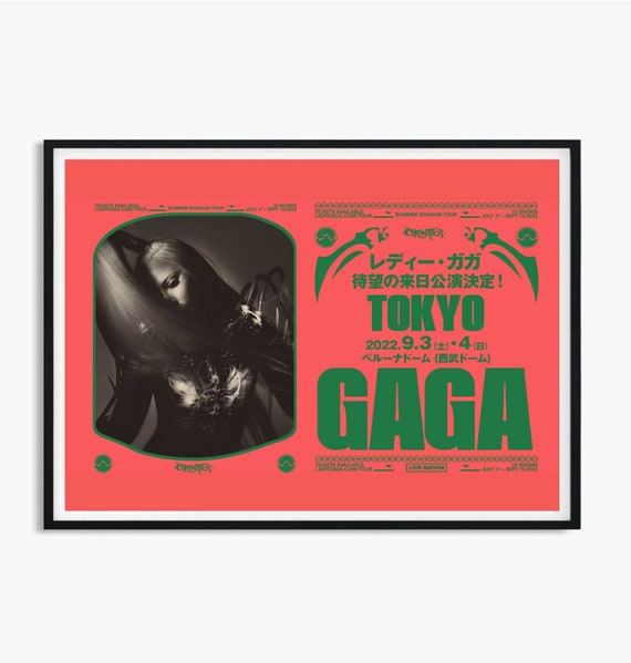 Lady Gaga the Chromatica Ball Tour Poster Lady Gaga Album - Etsy Australia