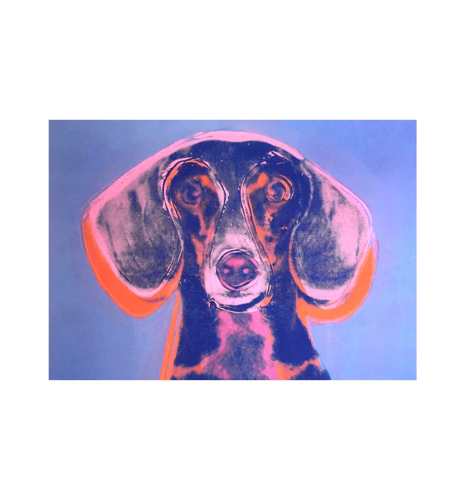 Andy Warhol Painting Of Dachshund