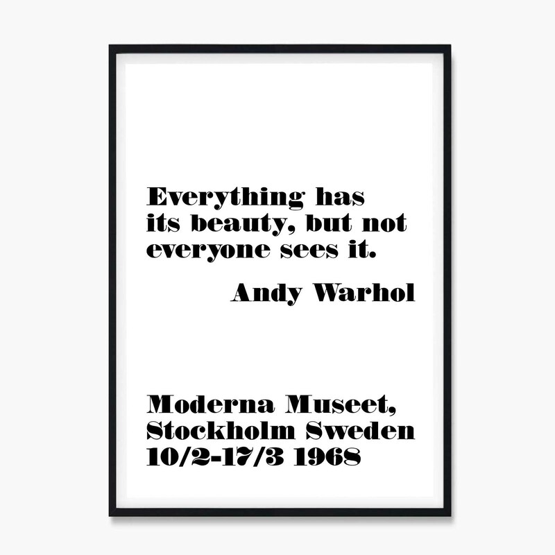 Warhol All is Pretty - Etsy