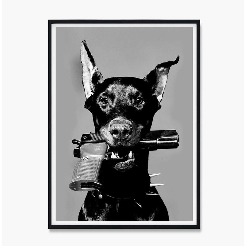 Dog Man Poster - Etsy