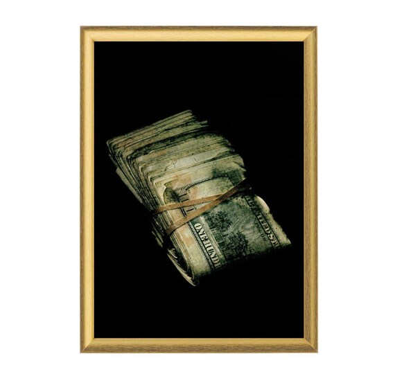 Gangster Cash Print Mob Money Bundle Poster Roll of Money - Etsy