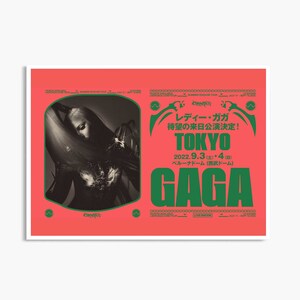 Lady Gaga the Chromatica Ball Tour Poster, Lady Gaga Album Poster, Lady ...