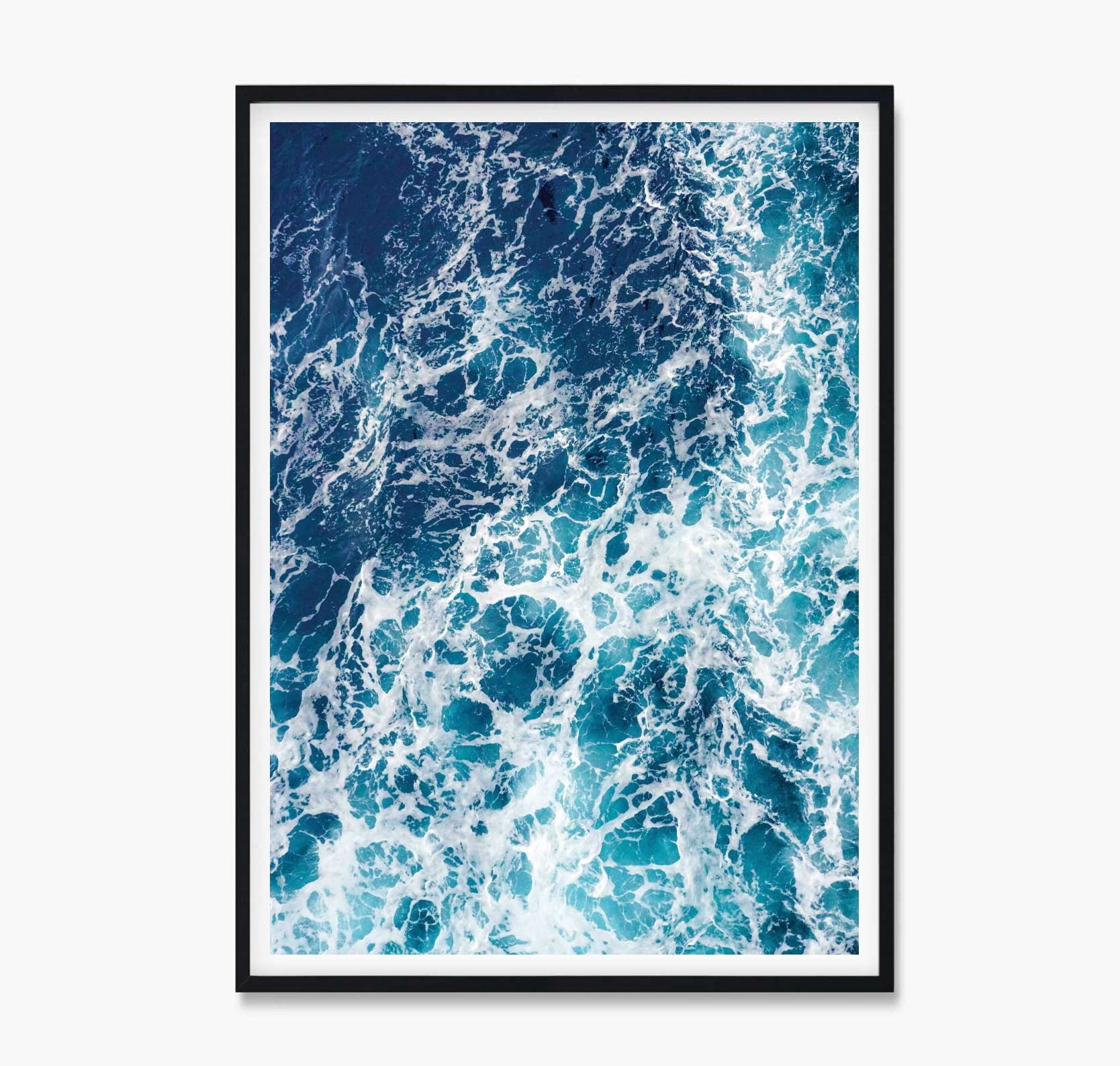 Blue Oceans Art Print Poster Ocean Print Ocean Poster Ocean | Etsy