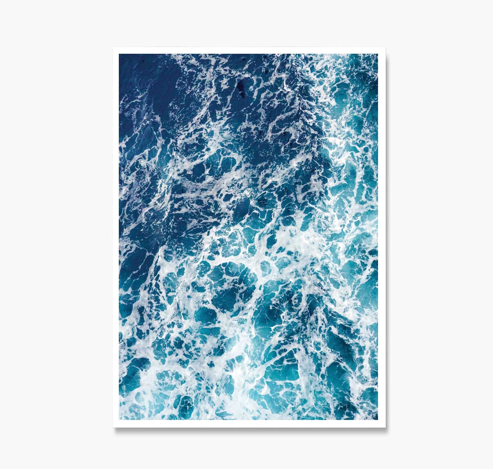 Blue Oceans Art Print Poster Ocean Print Ocean Poster Ocean | Etsy