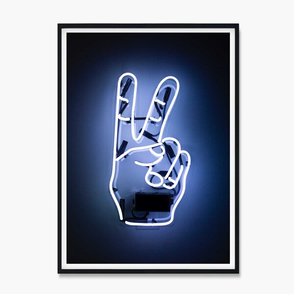 Peace Sign Poster - Etsy