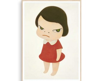 Knife Behind Back by Yoshitomo Nara Art Print - Etsy