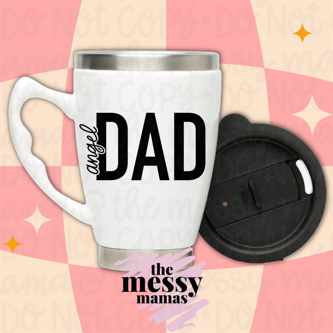 Angel Dad, Angel Dad PNG, Daddy to an Angel, Angel Dad Sublimation ...
