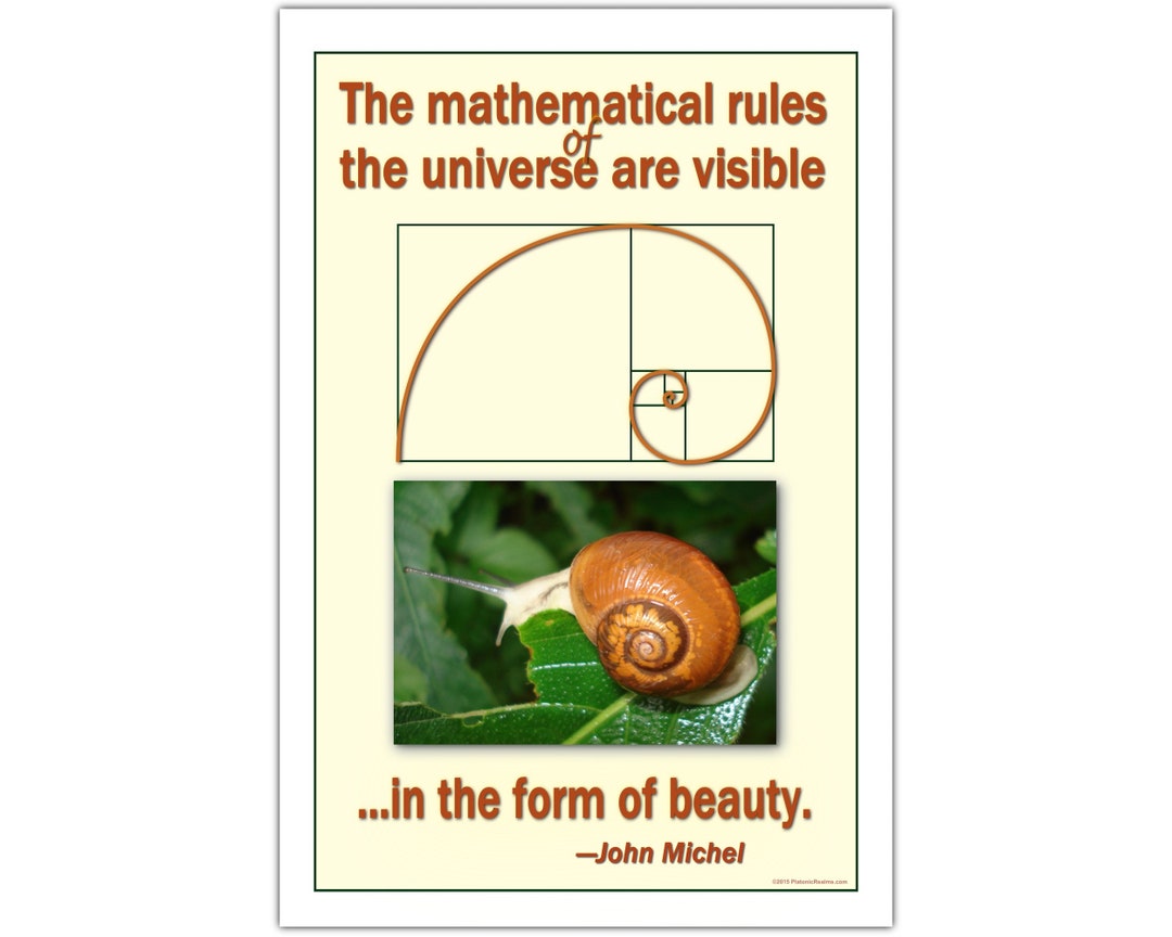 Mathematical Beauty, Classroom Math Poster, Educational and ...