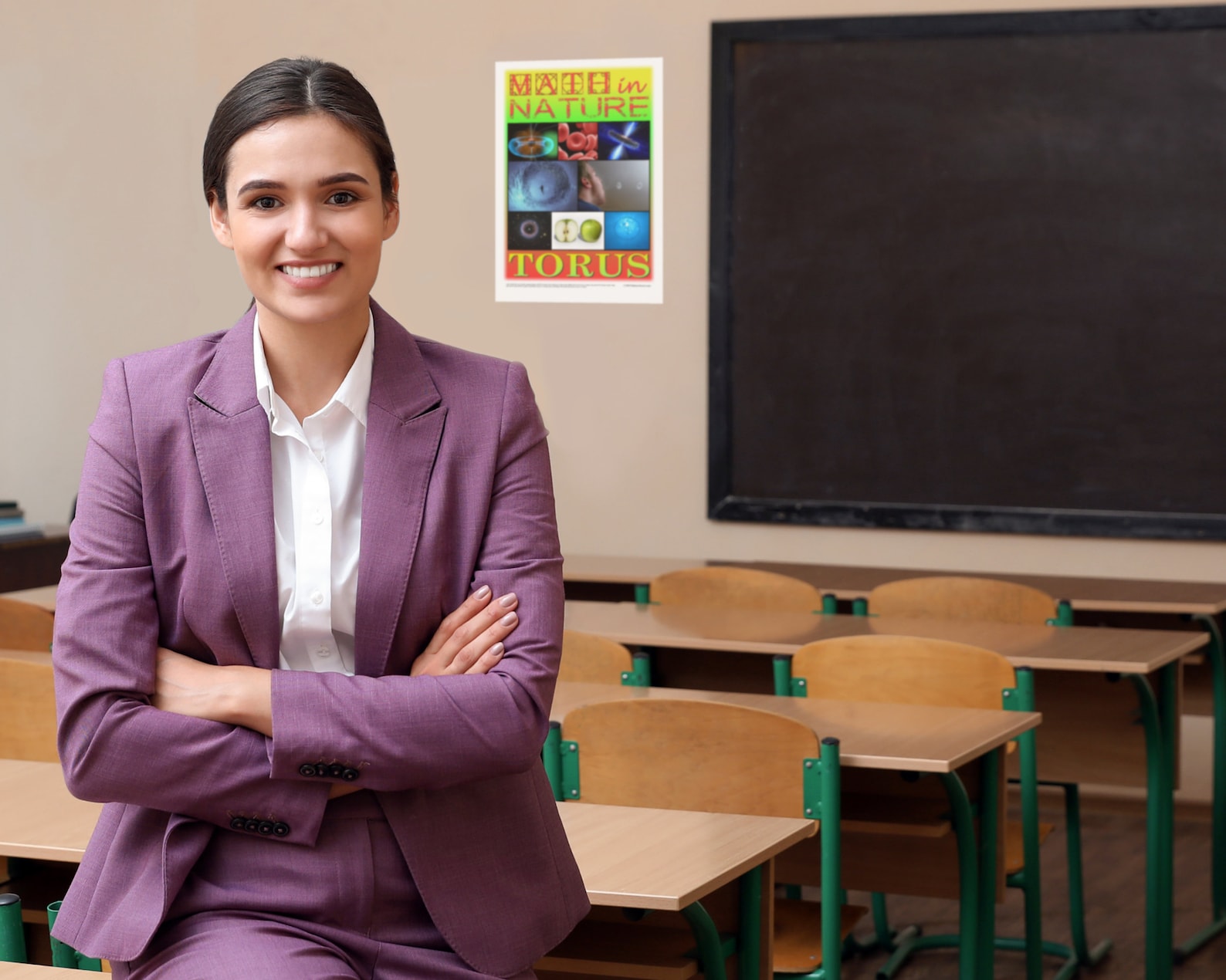 Math in Nature Classroom Math Poster: Torus, Educational Wall Art for ...