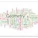 Geometry Word Cloud Classroom Math Poster, Educational and Motivational ...