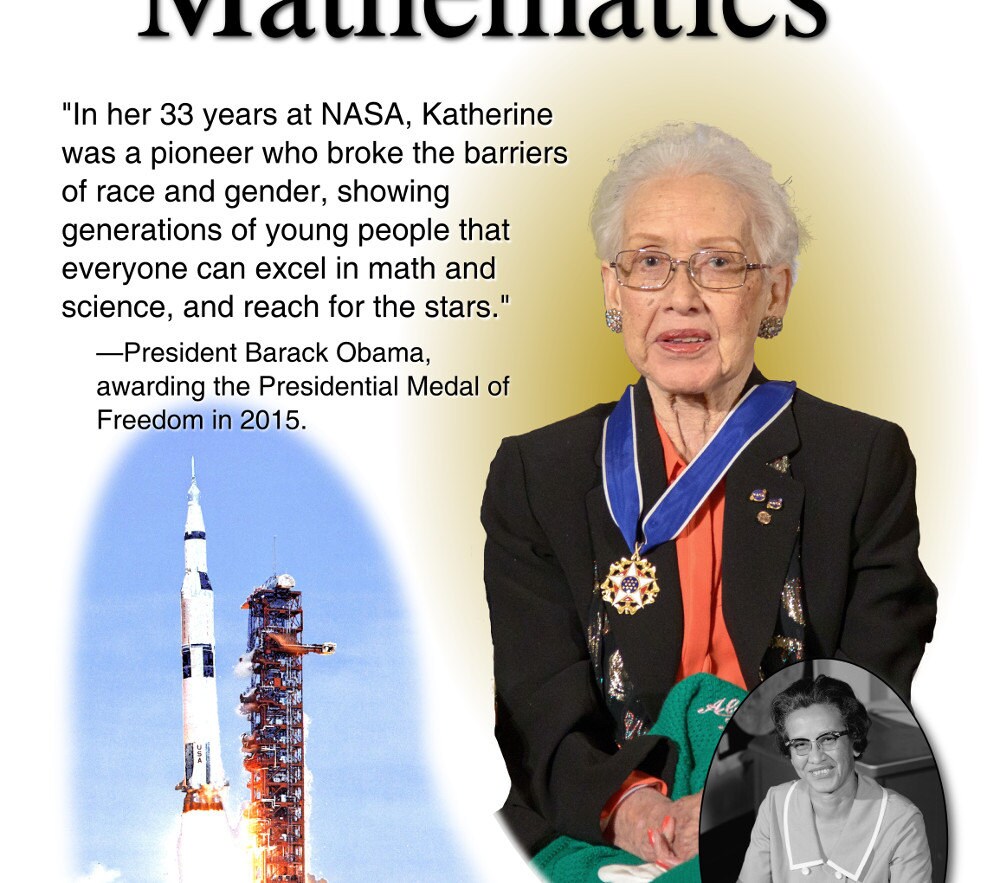 Katherine Johnson Classroom Math Poster, Educational and Motivational ...