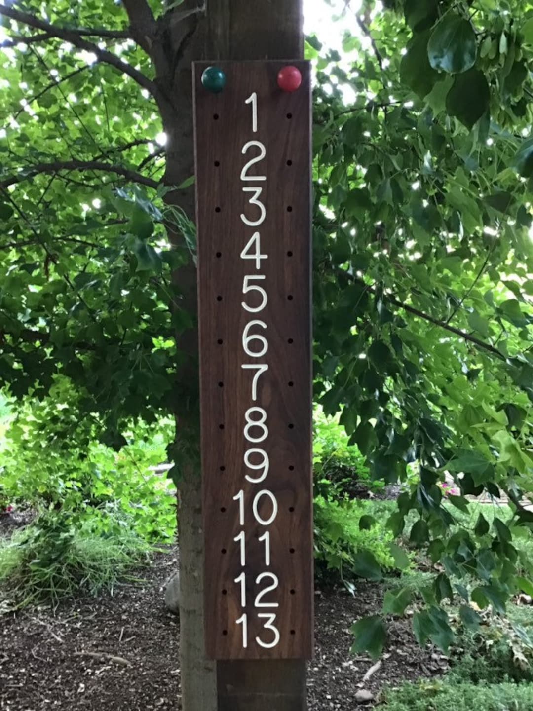 Petanque Scoreboard: Custom Wood Score Keeper - Etsy